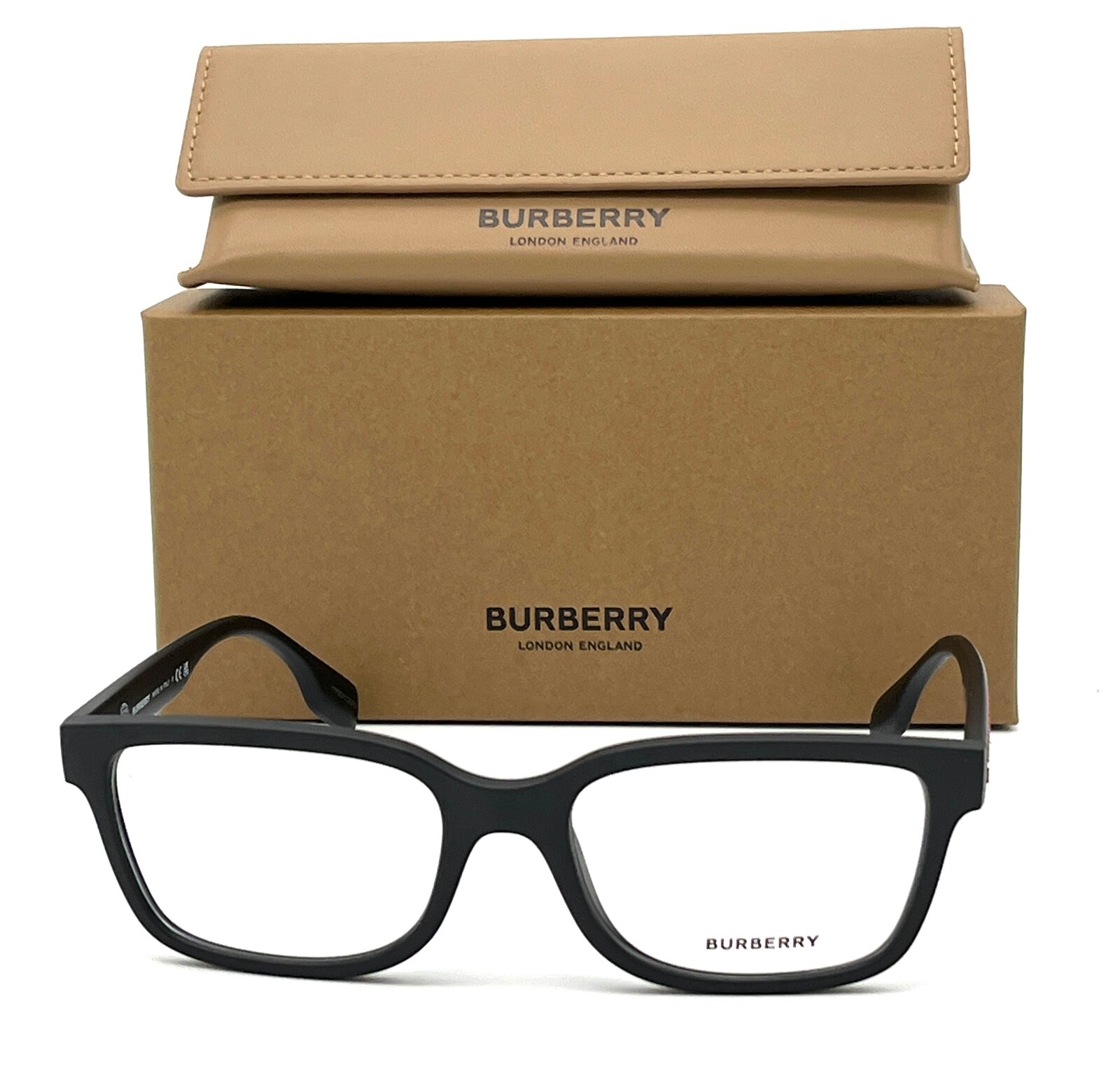 Burberry Men's BE2379U-3464-57 Charlie 57mm Matte Black Opticals for ...