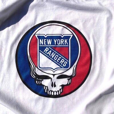 NEW GRATEFUL DEAD NEW YORK RANGERS SHIRT STEAL YOUR FACE DEADHEAD ...