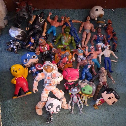 Plastic Action Figures Job Lot Various Brands Various Sizes See Photos ...