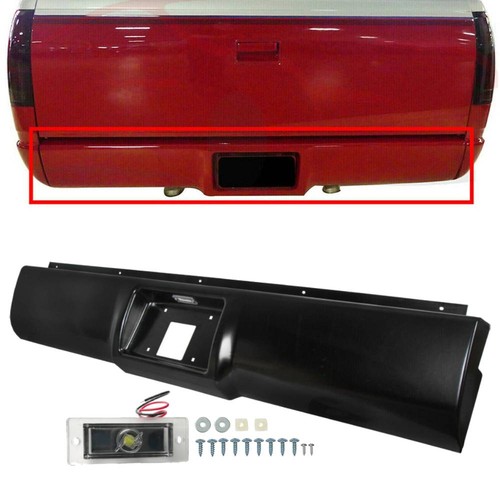 Rear Bumper Roll Pan w/LED Lamp Fit 88-98 Chevrolet GMC C1500 K2500 ...