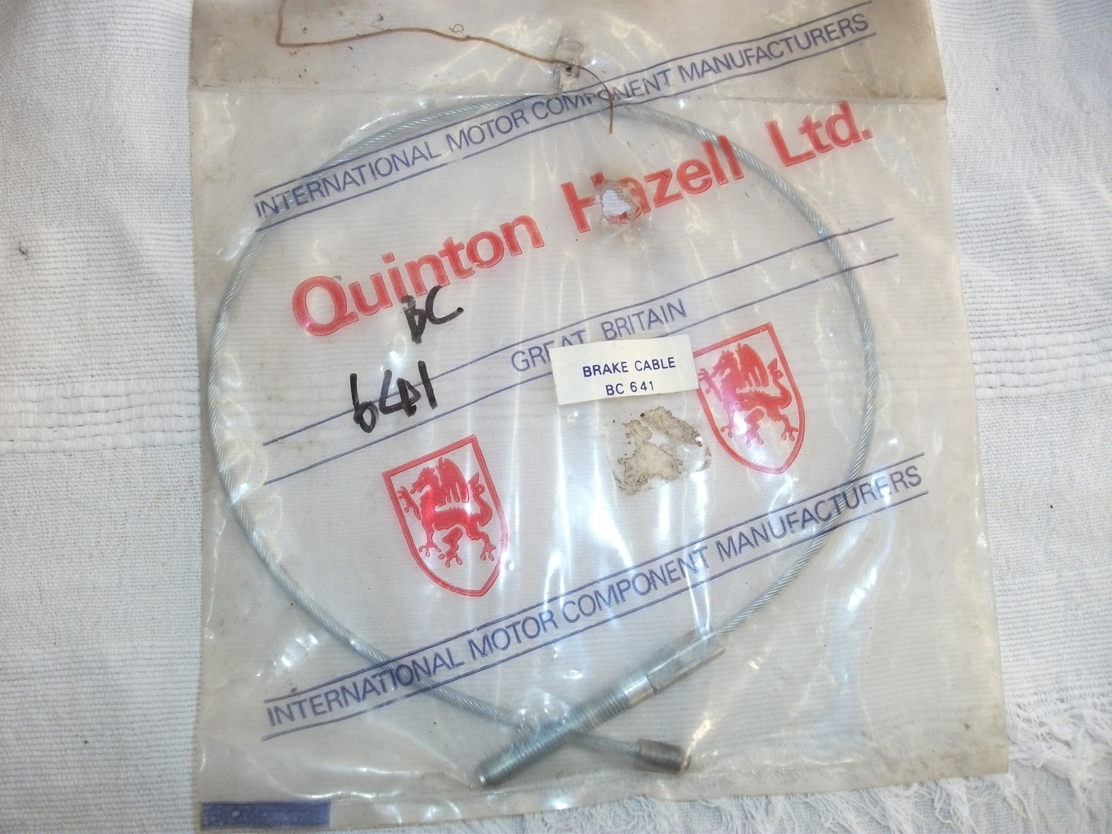 Handbrake Cable to fit Hillman/Singer/Sunbeam NOS 63-74 | eBay UK