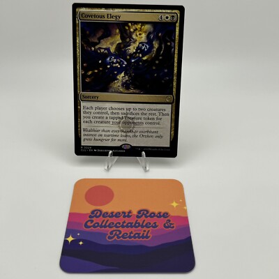MtG Covetous Elegy 0029 Rare Ravnica: Clue Edition CLU NM+ | eBay
