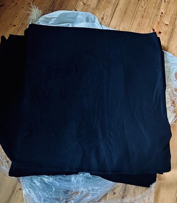 F29 Stage Molton Black NDFR Fabric 35M x 2M (New) from Whaleys LTD ...