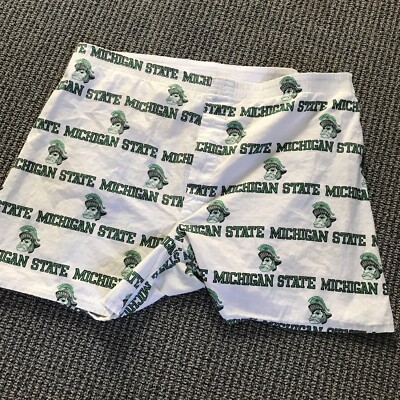 Michigan State Spartans Gruff Sparty Boxers 34-36 Medium Made In USA | eBay