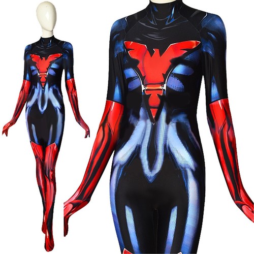 X-men Woman Dark Phoenix Jumpsuit Jean Grey Suit Cosplay Costume Halloween Party | eBay