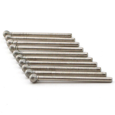 4mm Diamond Ball Point Diamond Burr Bit Set For Dremel Rotary Tool ...