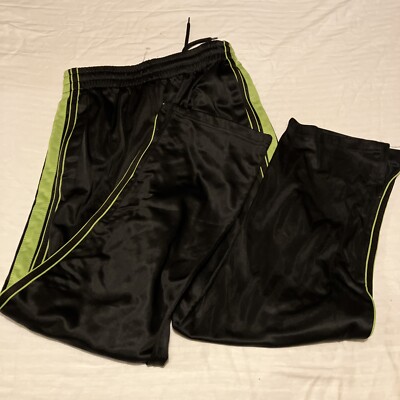 NBN GEAR Men’s Black/Green Track Joggers Pants Size M | eBay