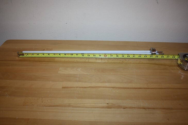 Lumenite Sanitrode H2DAFT15 24" Tri-Clamp Sanitary Dual Liquid Level ...