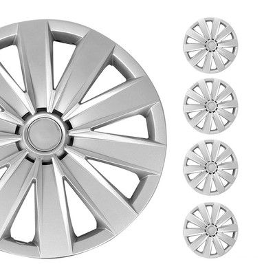 15" 4x Set Wheel Covers Hubcaps for Volvo Silver Gray | eBay