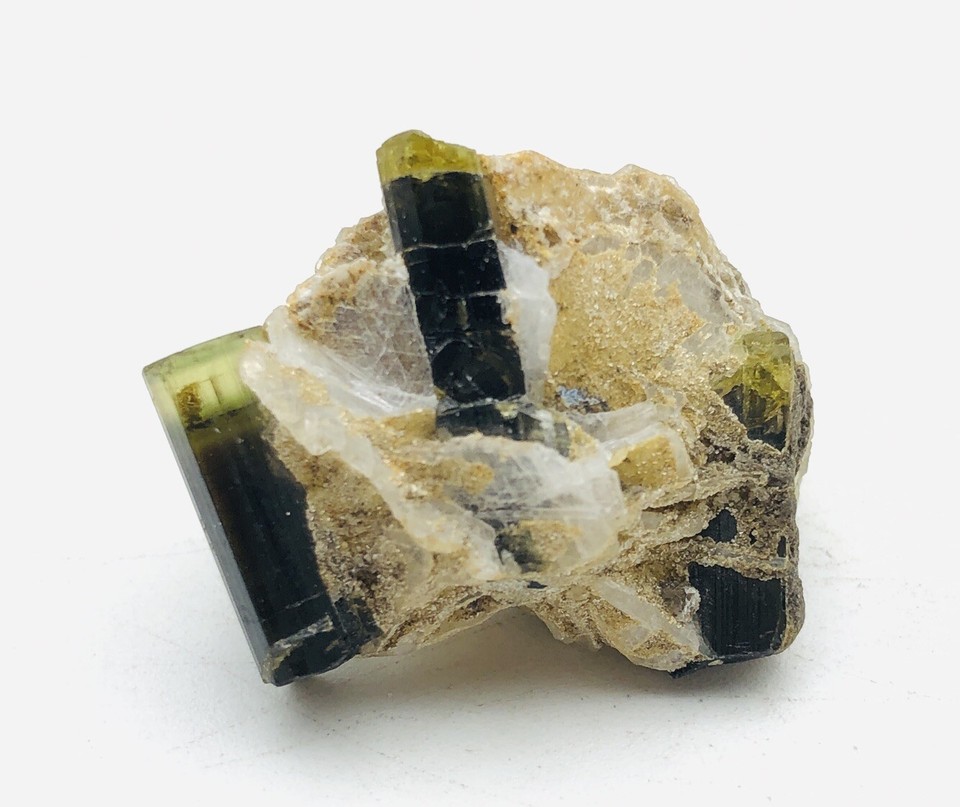 53carats Tourmaline yallow cob Twin Terminated crystals Gemston@PAK | eBay