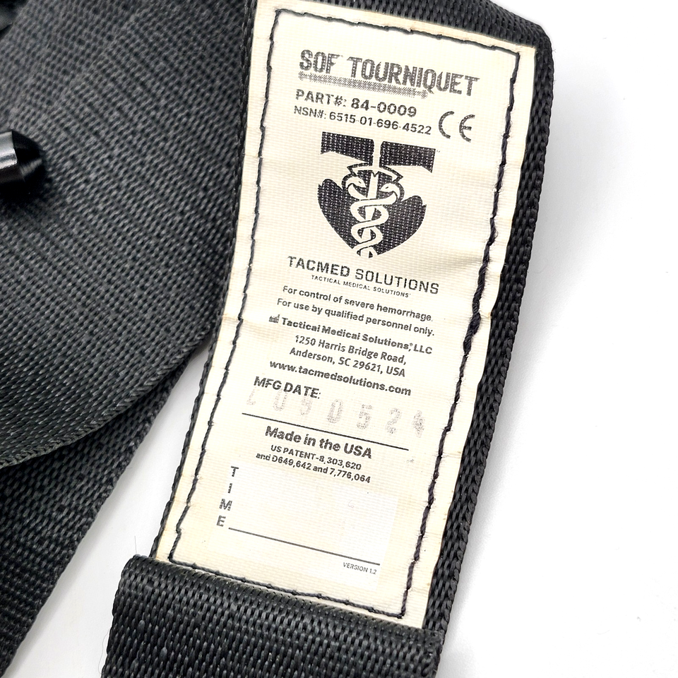 NEW! Surplus Tacmed Solutions SOF Tactical Tourniquet 84-0009 Black Gen ...