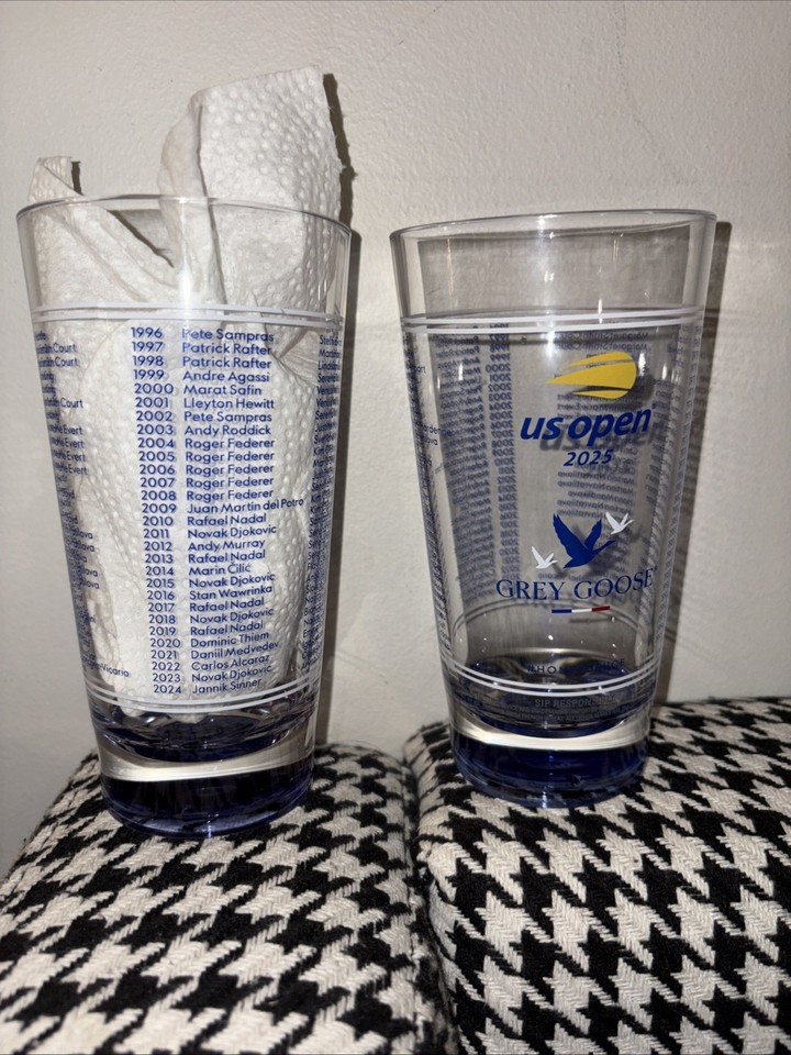 2025 US Open Tennis Grey Goose Honey Deuce Plastic Cup Glass Drink ...