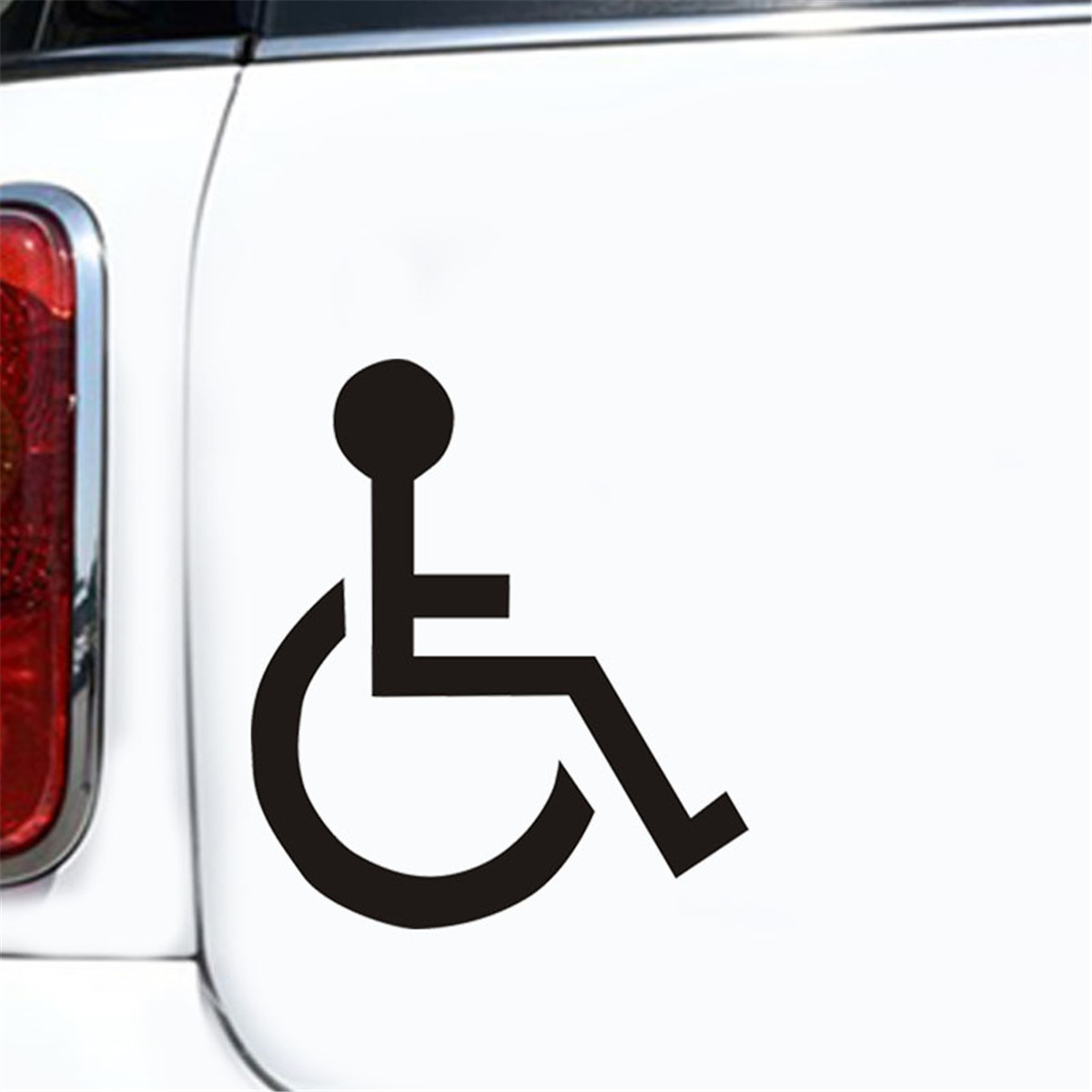 2pc Handicap Symbol Decal Car Window Door Disabled Sign Wheelchair ...