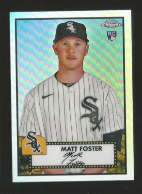 2021 Topps Chrome Platinum Anniversary Matt Foster White Sox RC #123 ...