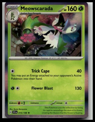 POKEMON SV01: Scarlet & Violet Base Set #015/198 Meowscarada - 015/198 ...