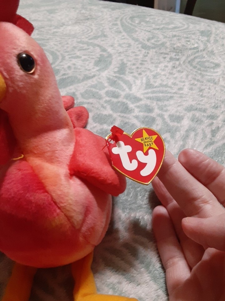 Ty Beanie Baby: Strut the Rooster Plush Toy Collectible 8421041718| eBay