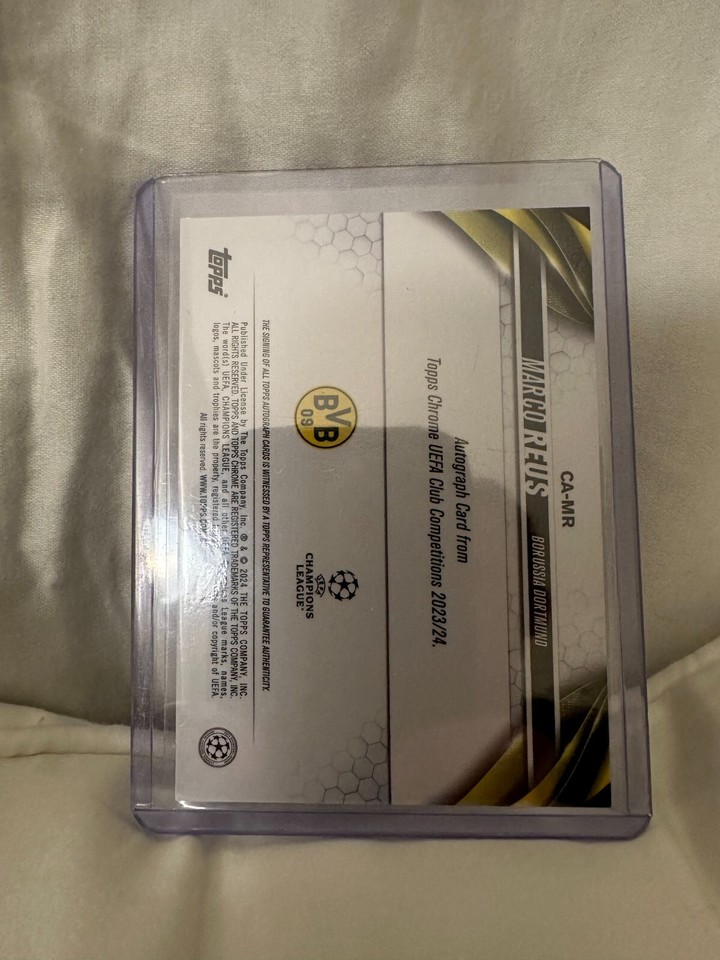 2024 Topps Chrome UCC Marco Reus Orange Autograph /25 Dortmund | eBay