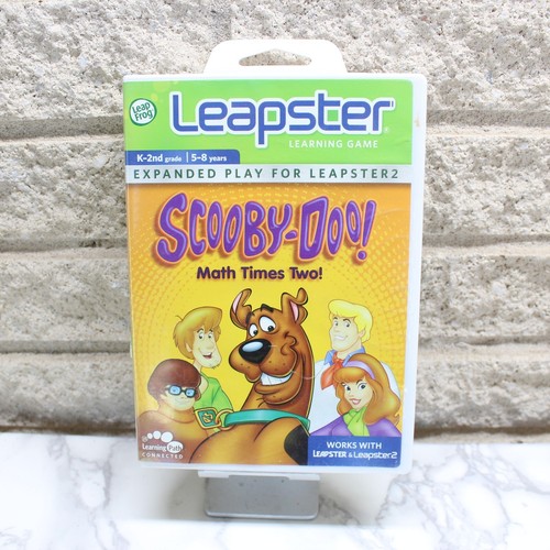 Scooby-Doo! Math Times Two! Leap Frog Leapster Learning Game Complete ...