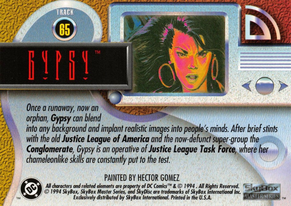 GYPSY / DC Comics Master Series (1994) BASE Trading Card #65 | eBay
