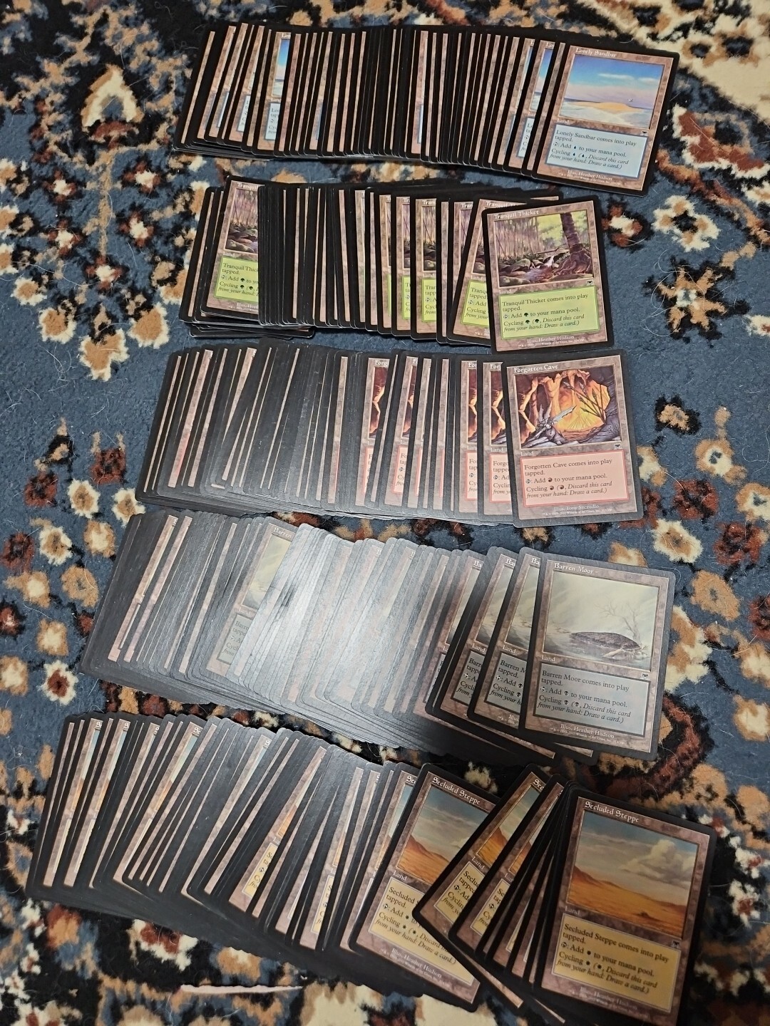 MTG Onslaught Cycling Land Set Of 20 - Vintage Magic Pauper - Light ...