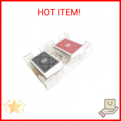 Yuanhe Clear 2 Deck Canasta Playing Card Tray-No Swivel Base | eBay