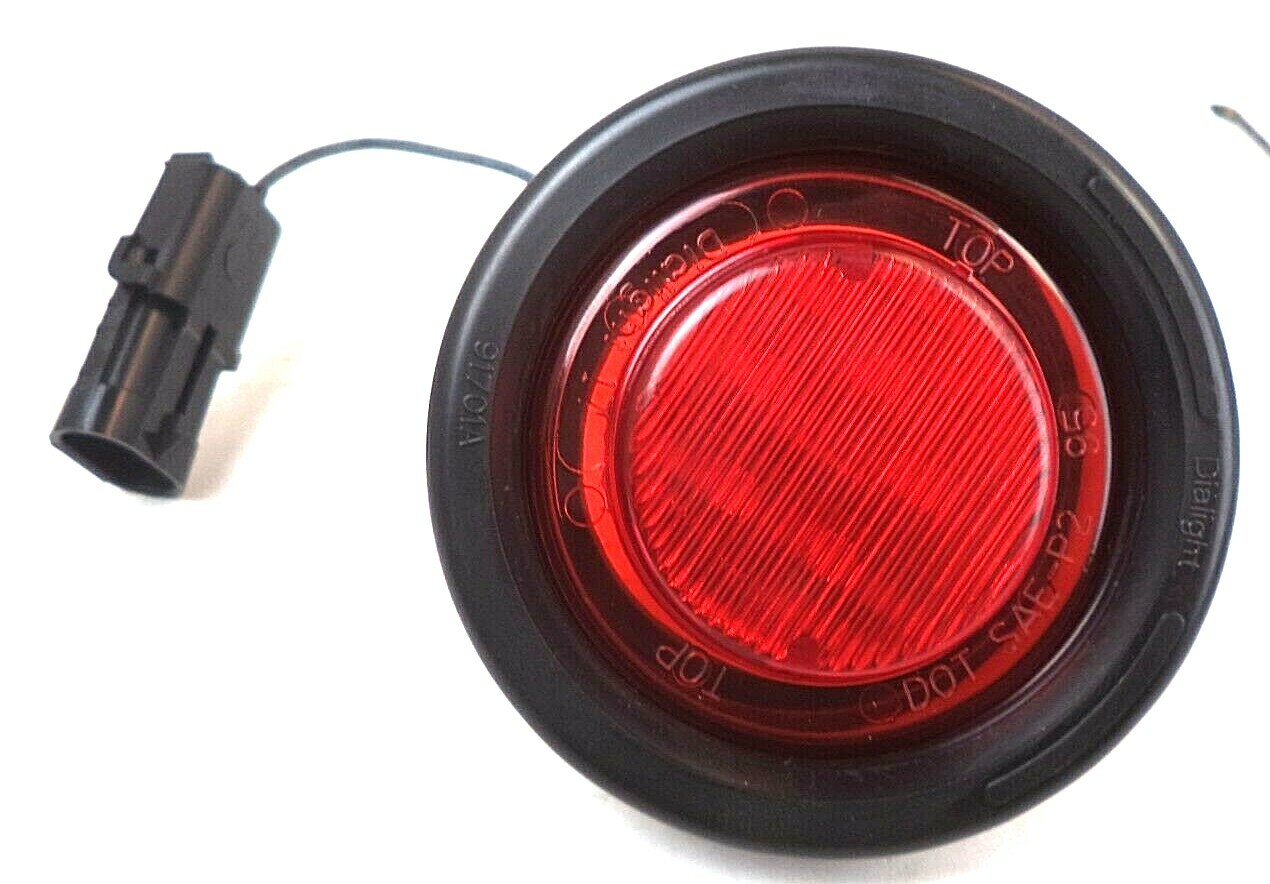 DIALIGHT LED SERIES 17 RED 2-1/2" ROUND CLEARANCE MARKER ASSY P/N ...
