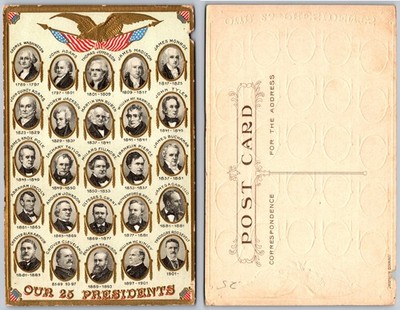 Our 25 Presidents Postcard | eBay