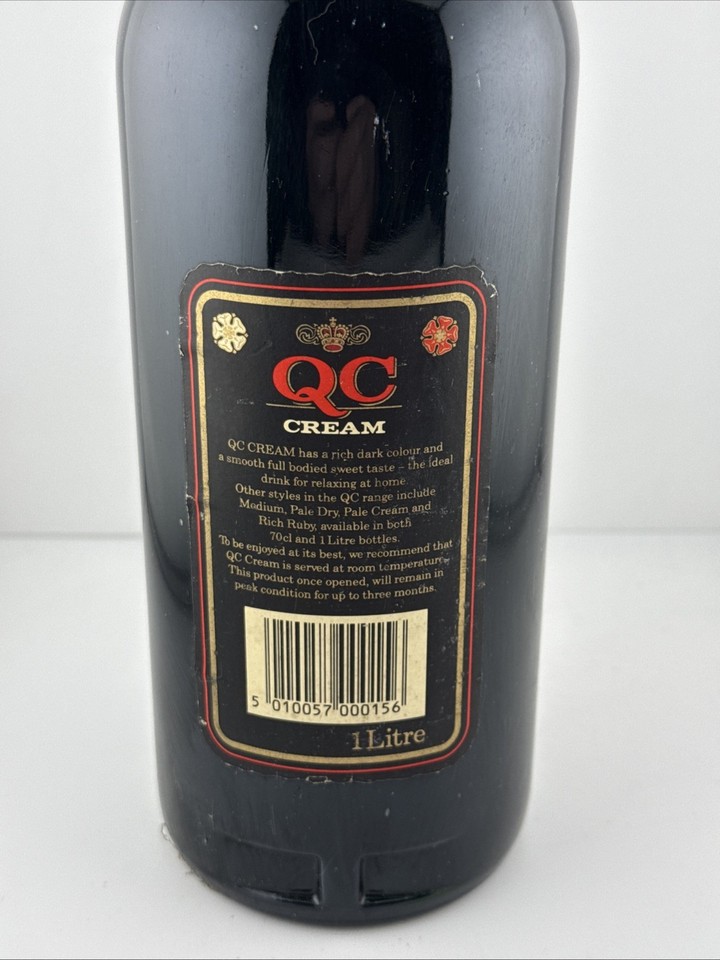 Vintage QC Cream British Sherry 1 Litre 15% – Large Format – c. 1980s ...