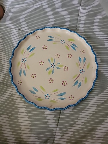 Temp-tations Scalloped Shallow-Dish Casserole Pie Plate with Lid 10" | eBay