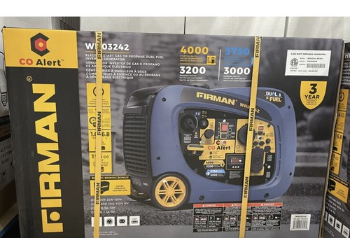 Firman Inverter Generator 3200W Running / 4000W Peak. Dual Fuel | eBay