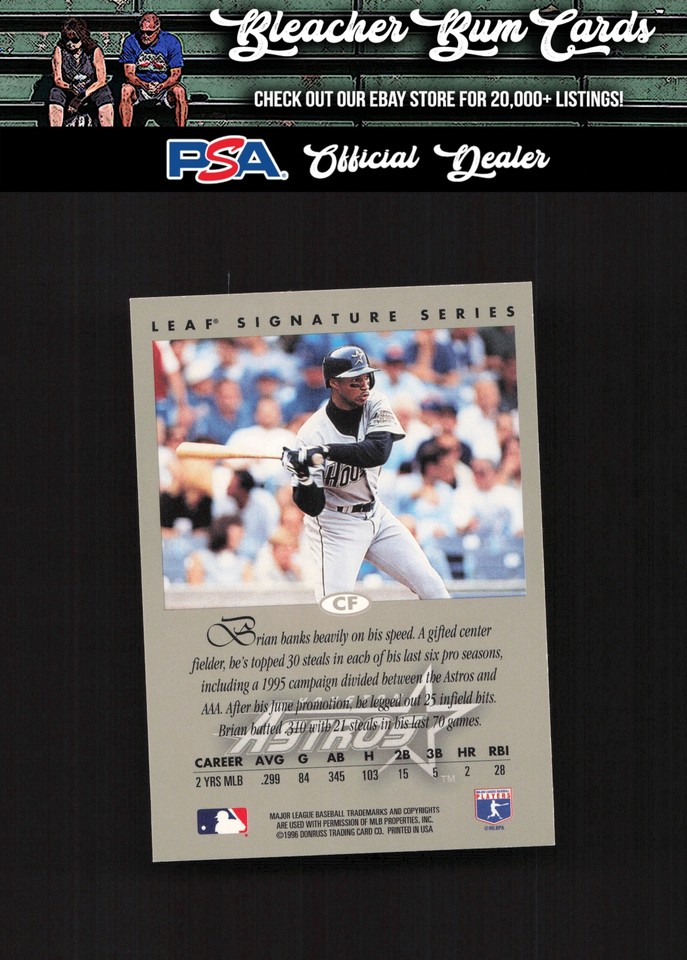 1996 Leaf Signature Series NNO Brian Hunter Autographs Bronze | eBay