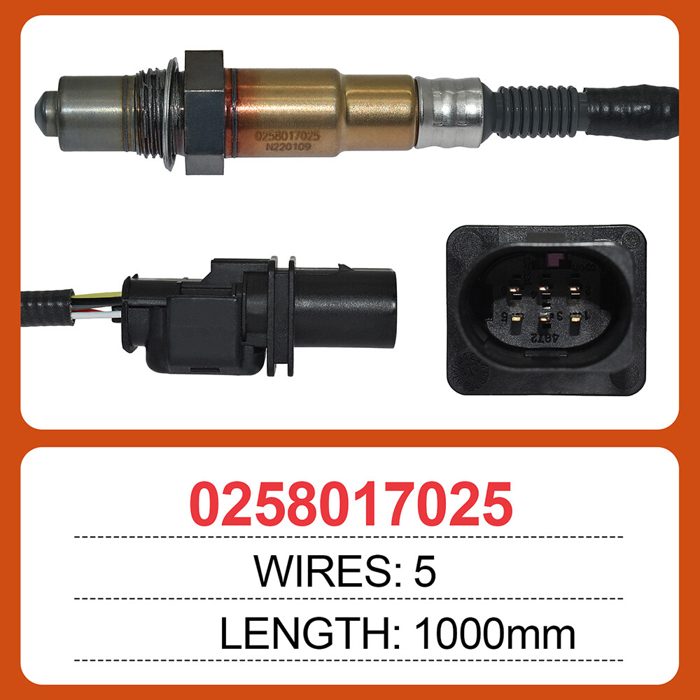 0258017025 LSU4.9 O2 UEGO Wideband Oxygen Sensor Fit for PLX AEM 30 ...
