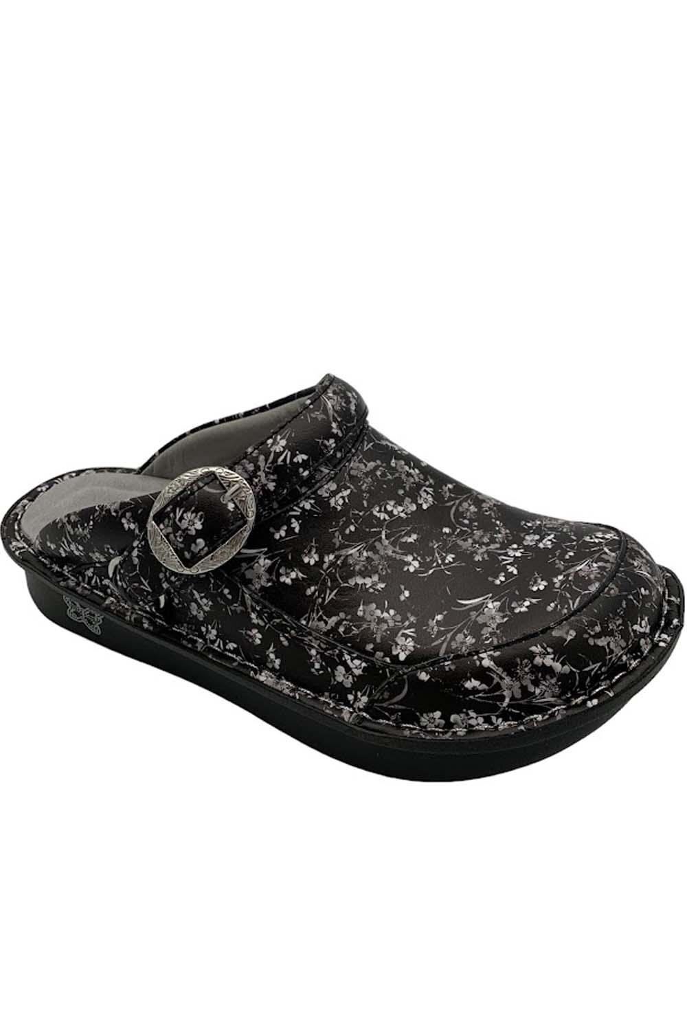 Alegria Leather Adjustable Backstrap Clogs Seville Gray Gardens | eBay