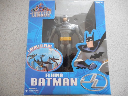DC JUSTICE LEAGUE FLYING FIGURE BATMAN FUSION TOYS 2003 CATOON NETWORK ...