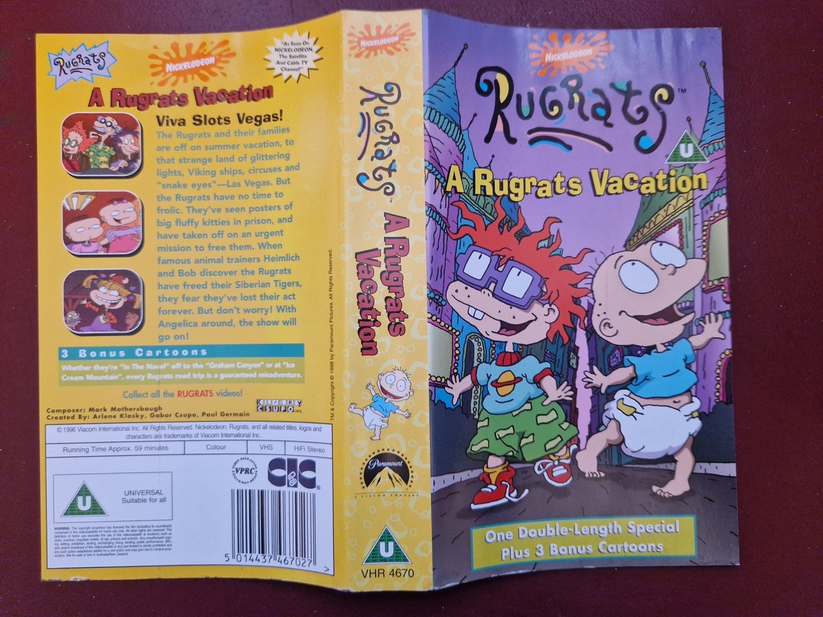 Rugrats Vacation Book The Rugrats Files A Time Travel Adventure Book