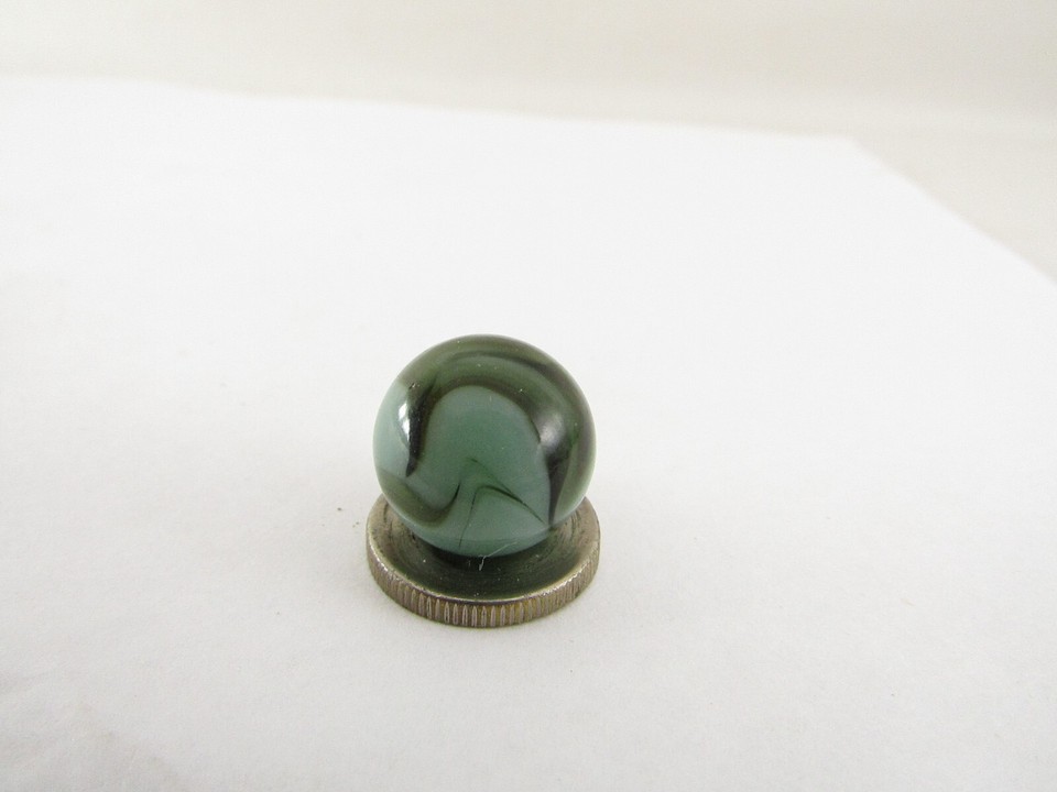 WILD Vintage GREEN CAMO Christensen or ALLEY Tri-Color Swirl Marbles ...