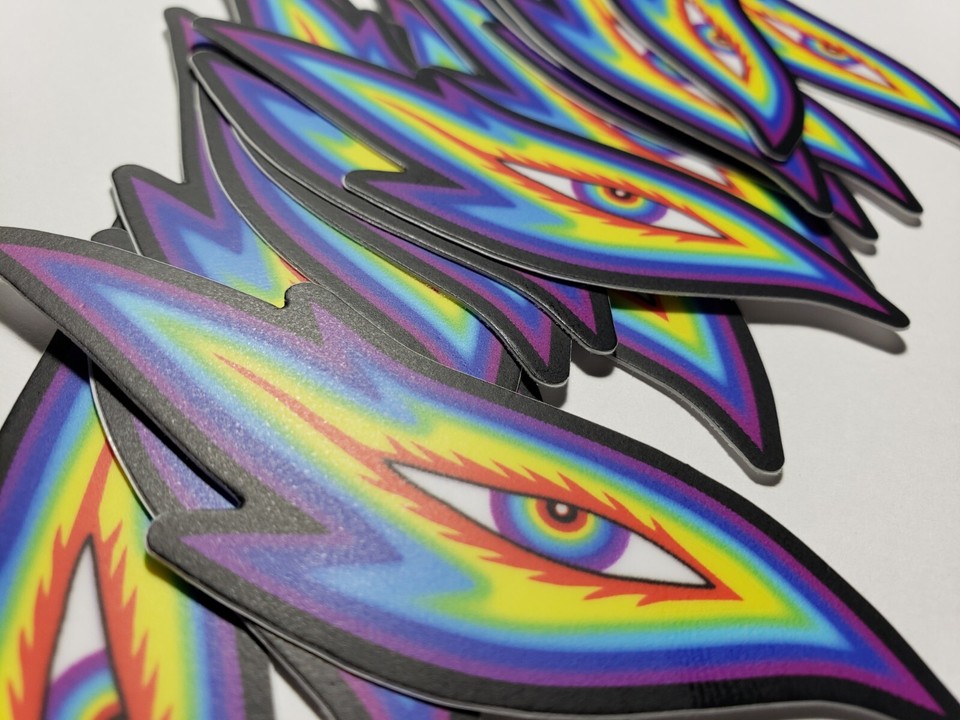 TOOL Third Eye Flame Weatherproof Sticker - 3 Inches Lateralus Aenima ...