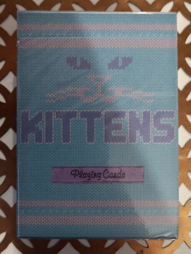 Madison Kittens V2 Blue Playing Cards New & Sealed Ellusionist Marked ...