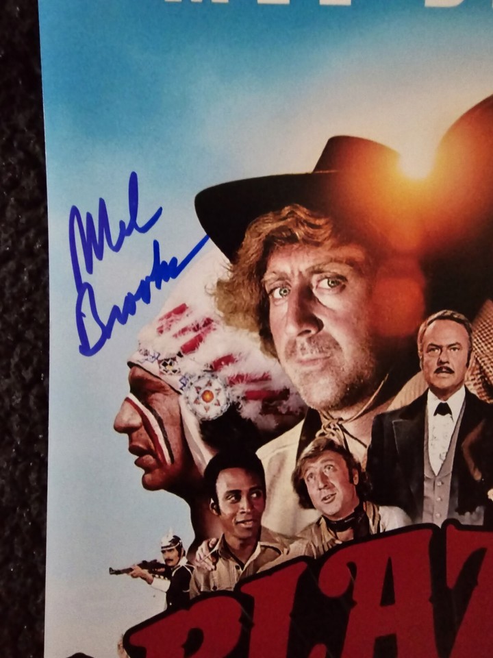 Mel Brooks Signed 11x14 Blazing Saddles Photo - Authentic Autograph (B ...