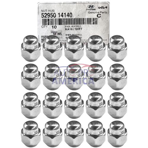 GENUINE Wheel Lug Nuts 20PC Full Set for 1990-2025 Hyundai Kia & MORE ...