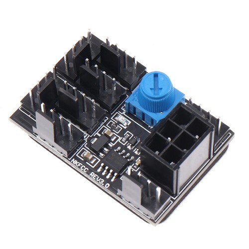 Chassis Fan PWM Hub Speed Controller Desktop Computer Cooling Fans ...