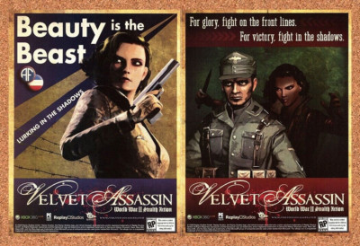 Velvet Assassin World War 2 Xbox 360 Original 2007 Ad Authentic Video ...