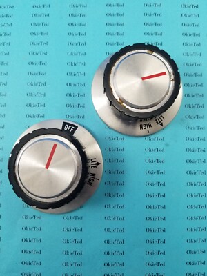 23155 Vintage Caloric Modern Maid Gas Range Surface Control Knobs Set/2 ...