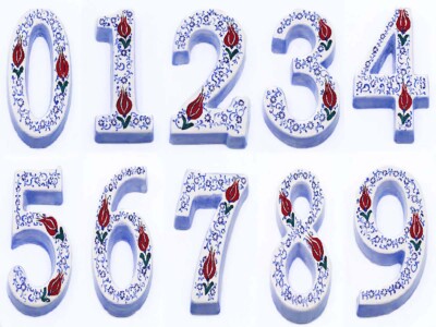 Handmade Hand Painted Door House Numbers. | eBay