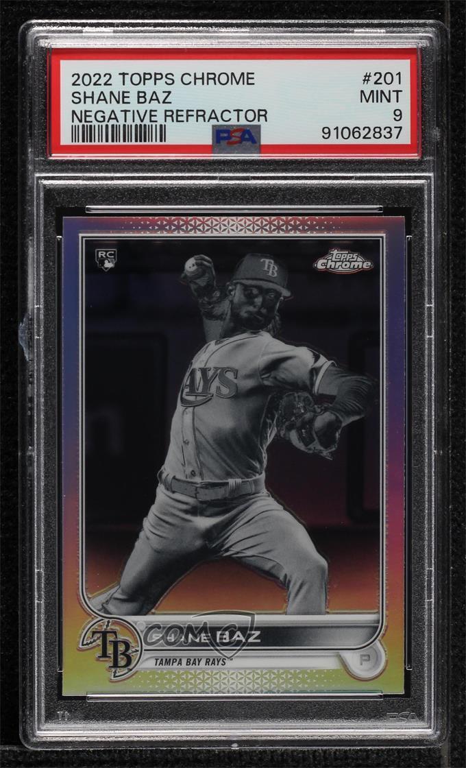 2022 Topps Chrome - Negative Refractor #201 Shane Baz (RC) for sale ...