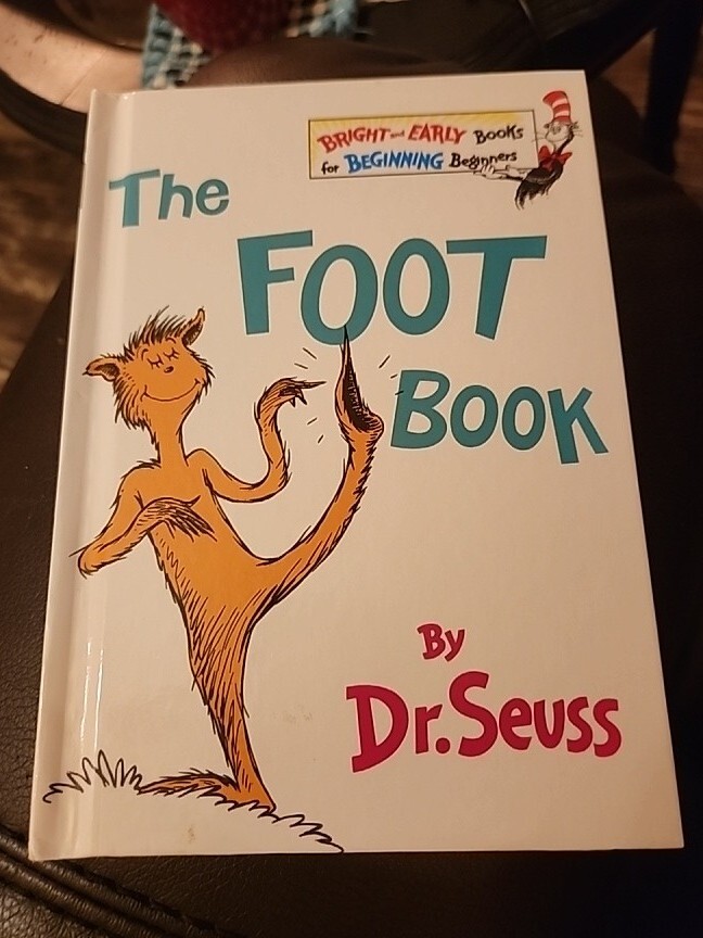 Dr. Seuss The Foot Book Hardcover 1968 Grolier Book Club Edition First ...