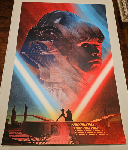 CLOUD CITY DUEL Kevin Tong Mondo Movie Poster Print Star Wars Empire ...