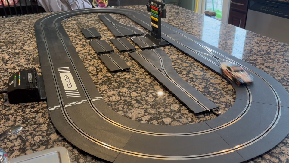 Scalextric Digital ARC PRO + MEGA track lot + Digi Car Pit Lane Game ...