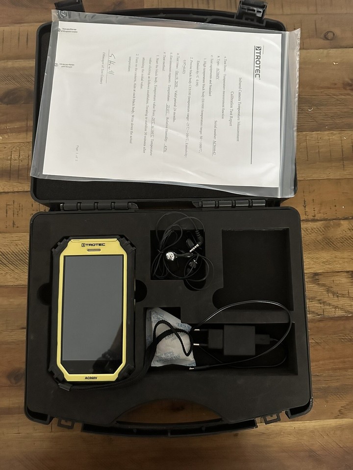 TROTEC Caméra Thermique AC060V | Caméra d'Imagerie | Infrarouge ...