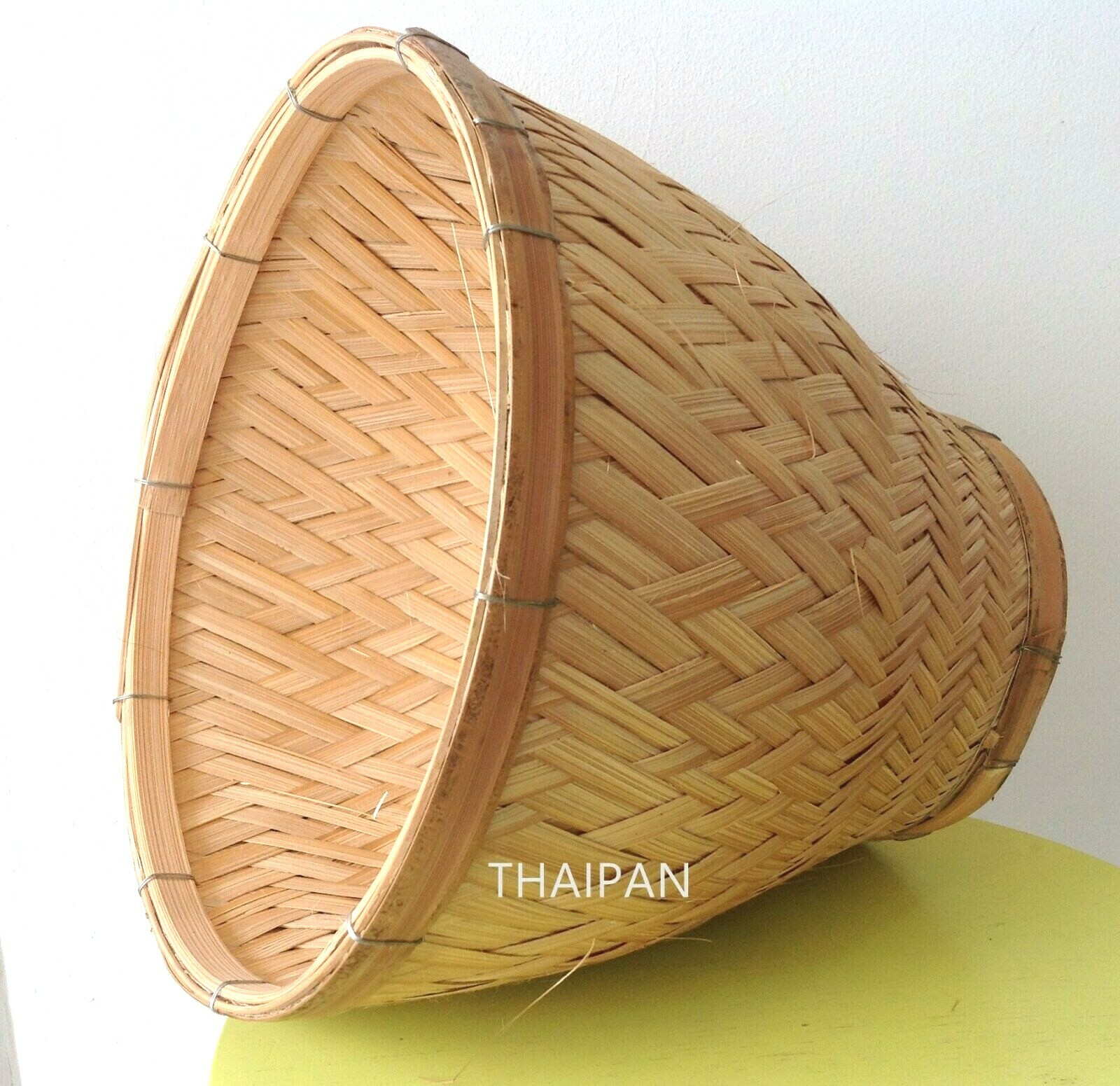 Thai Lao Sticky Rice Cooker Steamer BamBoo Basket Pot Kitchen Food Menu ...